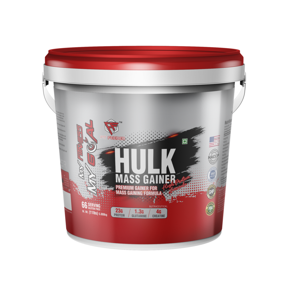 HULK MASS GAINER 5KG FIT FEEDER - PRITHVI NUTRITION WORLD